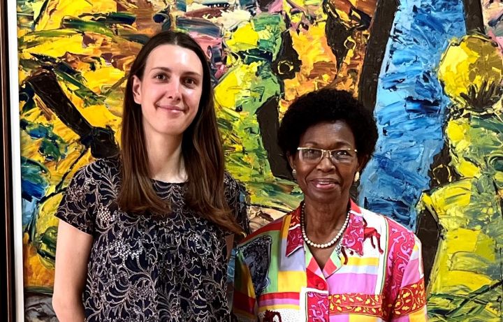 Laura Royer Pays Courtesy Call on the Acting President of GAAS – GAAS